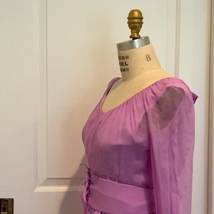 emma domb | Dresses | Vintage 96s Emma Domb Purple Cottagecore Dress ...